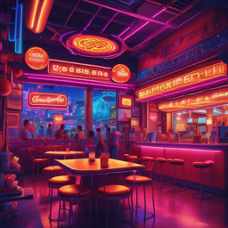 Neon and GFT at Wendy's by @kommon | Suno