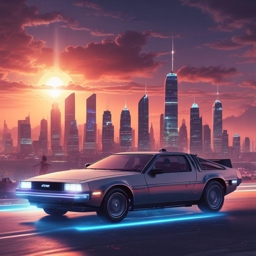 Delorean Neon by @vanhalenbr | Suno