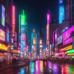 Neon City Lights by @nekoman | Suno